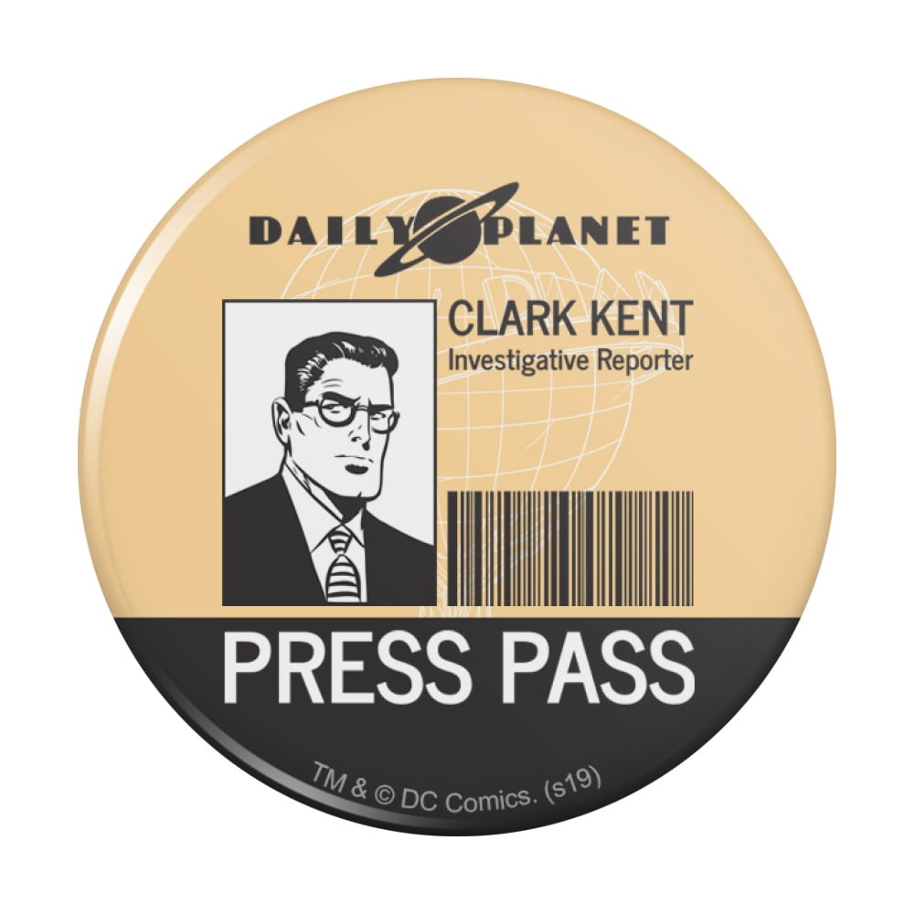 Clark Kent Press Pass