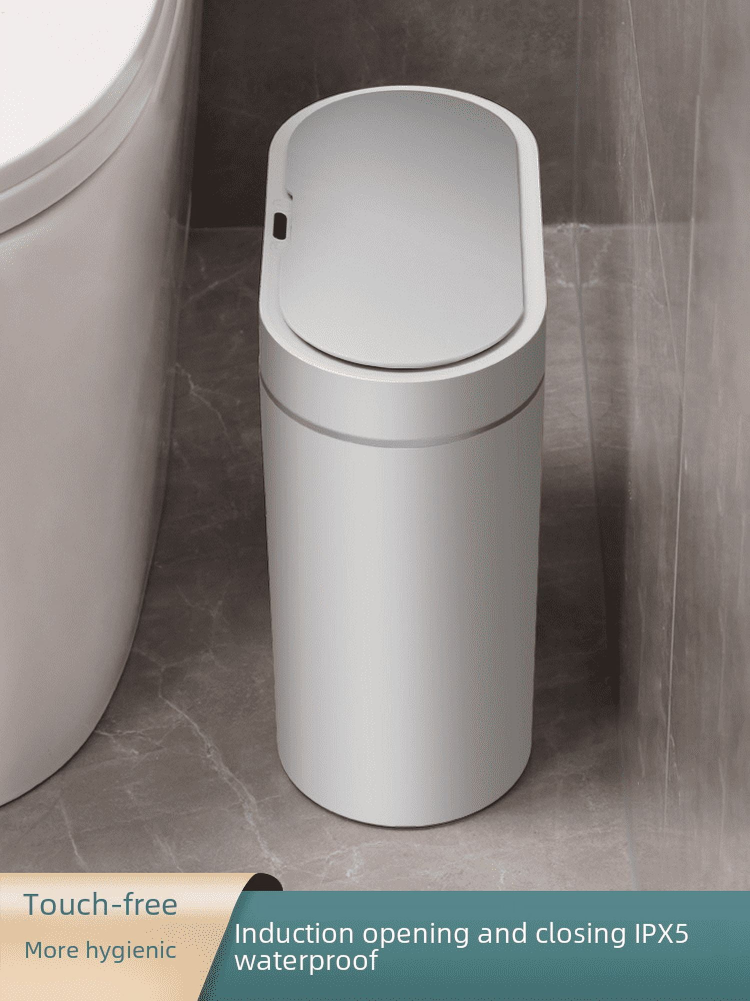 Papelera de inducción inteligente, inodoro automático doméstico, cesto ...