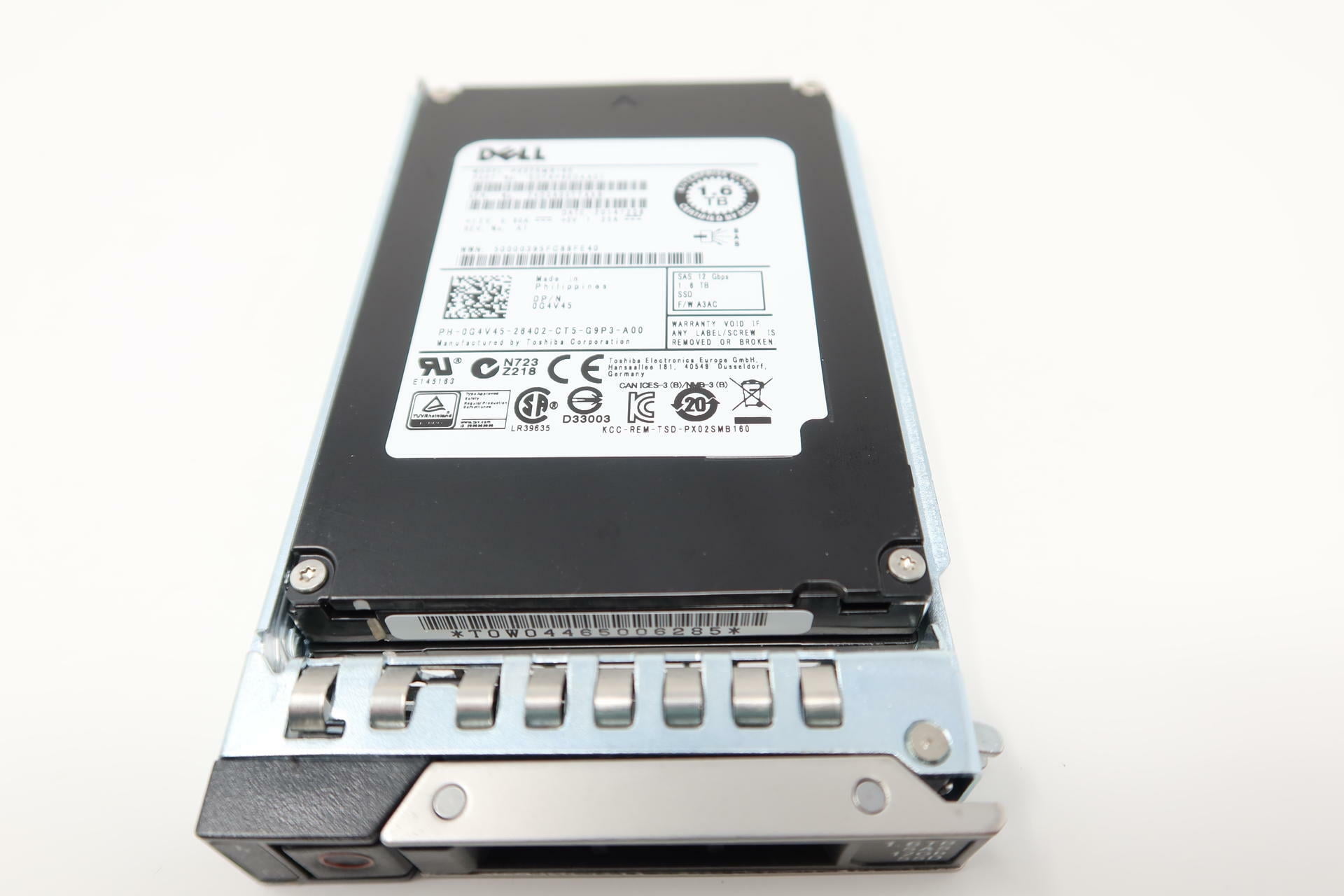 PX02SMB160 DELL 1.6TB 12Gbps 2.5in SAS-SSD 0G4V45 - Walmart.com