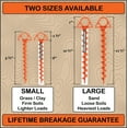 Orange Screw: The Ultimate Ground Anchor | Small 4 Pack | Made in The ...