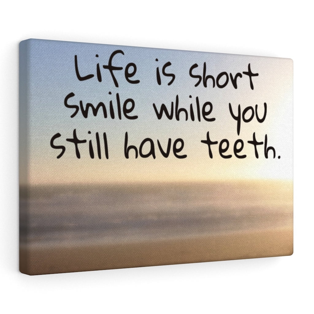 Inspirational Wall Art Life Is Short Beach Motivational Print Ready to ...