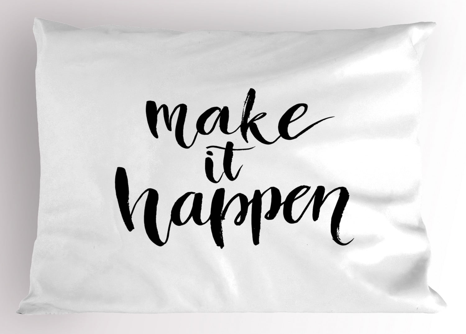 Motivational Pillow Sham Calligraphy Art for Achievement and ...