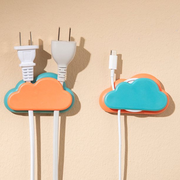 enqiretly Cable Organizer Wall Mounted Self Adhesive Wire Winder ...