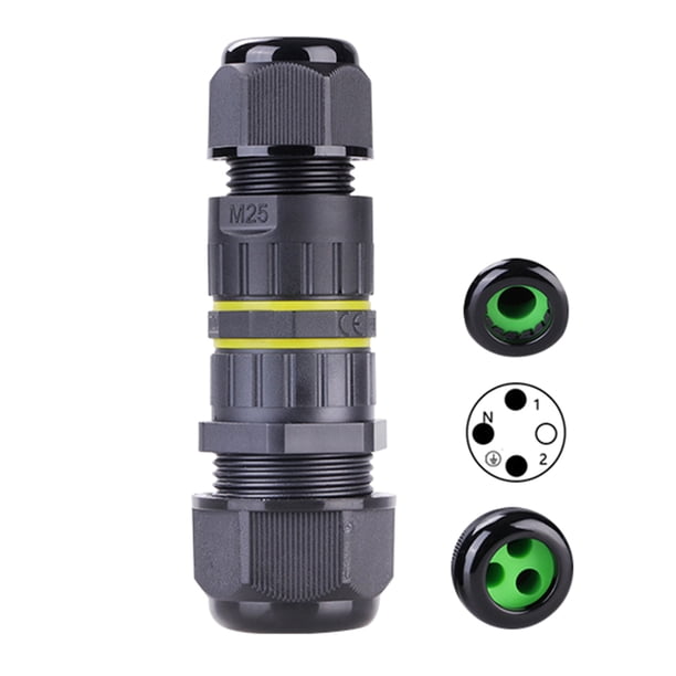 Conector impermeable IP68 para exteriores, entrada única y múltiples ...