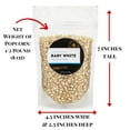 Baby White Popcorn Kernels - Dell Cove Spices - Ideal for Home Movie ...