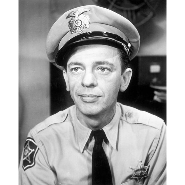 Don Knotts as Barney Fife in police uniform Andy Griffith Show 8x10 ...