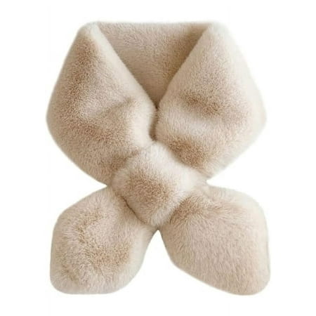 Fular esarfa, Blana artificiala, Bej - Walmart.ca