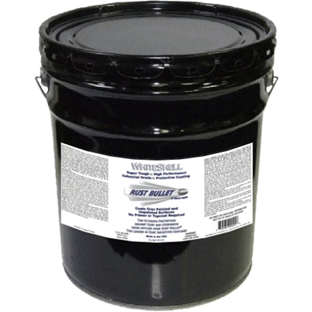 Rust Bullet WhiteShell, Rust Preventative and Protective Coating, 5 ...