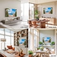 Coastal Christmas Elastic Indoor TV Cover 85" Dust Protector, Stretch ...