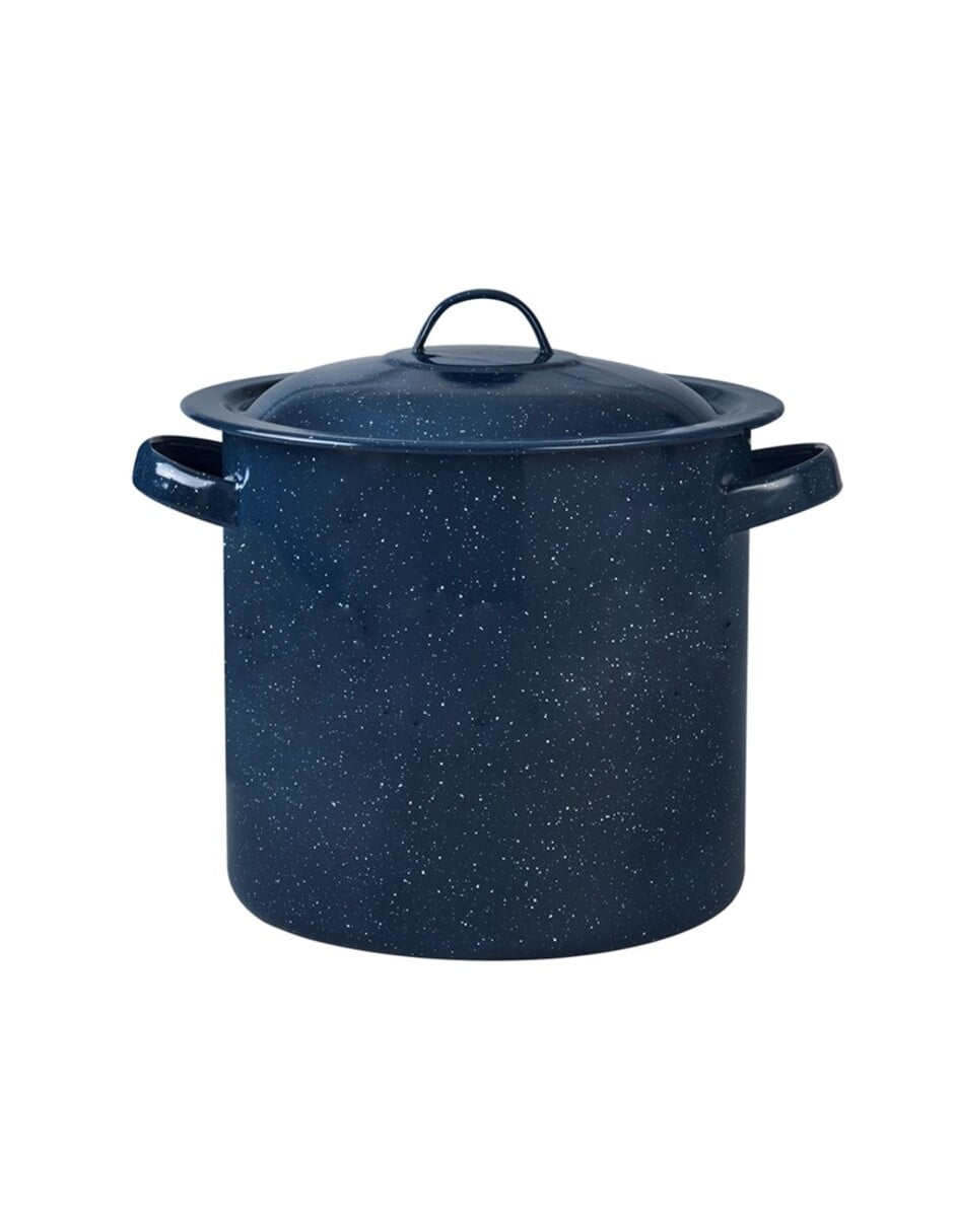 Olla Recta Alta 22 cm. De Peltre Cinsa 7.5 Litros Azul | Walmart en línea
