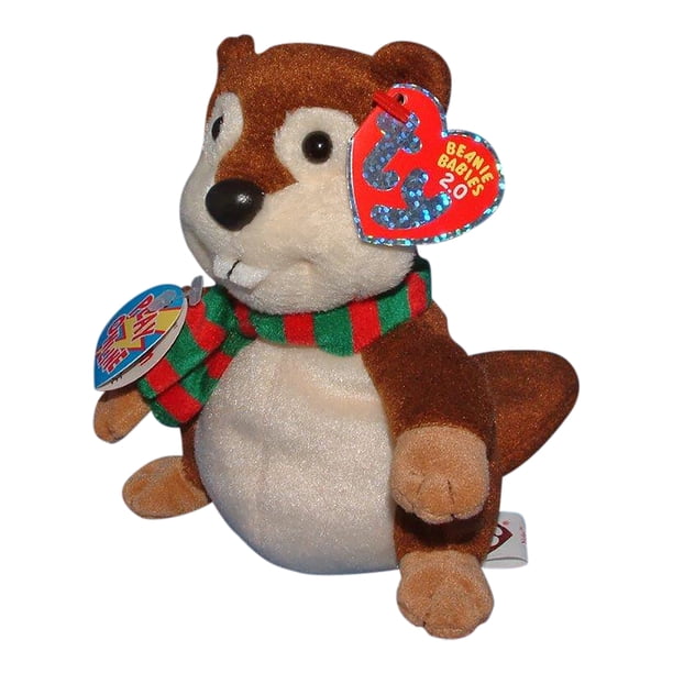 Ty Beanie Baby: Yule the Beaver | Stuffed Animal | MWMT - Walmart.com