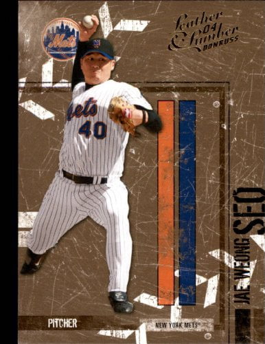 2004 Leather and Lumber #90 Jae Weong Seo MLB Baseball Trading Card ...