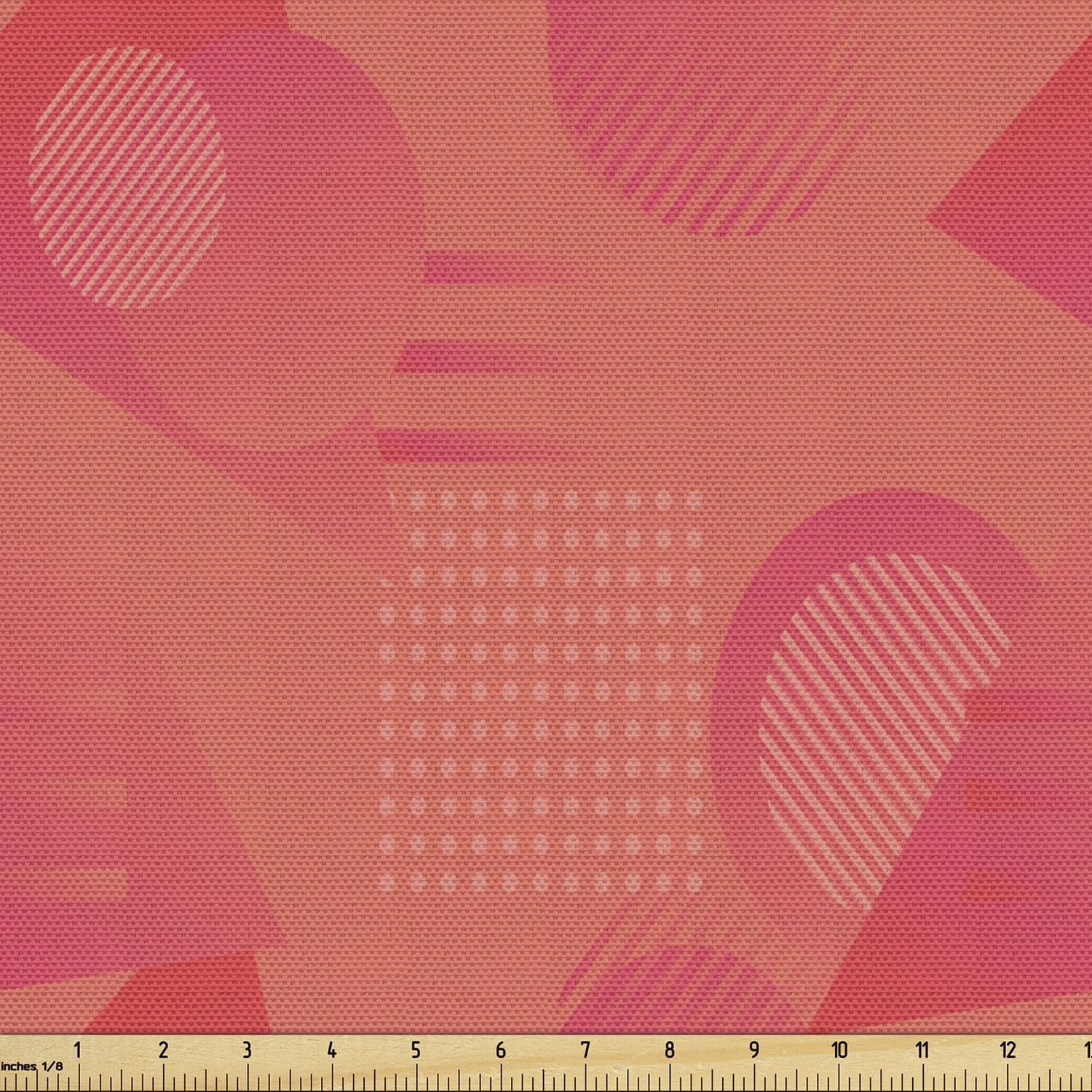 Abstract Sofa Upholstery Fabric by the Yard, Geometric Shapes in ...