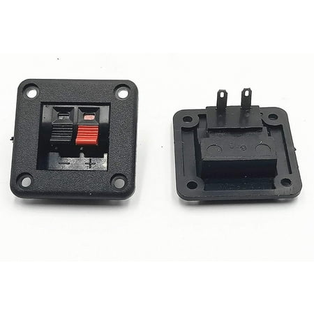 LuoHeng 4pcs 2 Way Speaker Box Connector Terminal Binding Post Spring ...