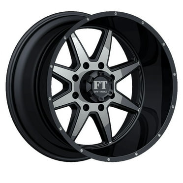 Grid OffRoad Custom Wheel for 18x9 Rim Black with Milled Accents Wheel ...