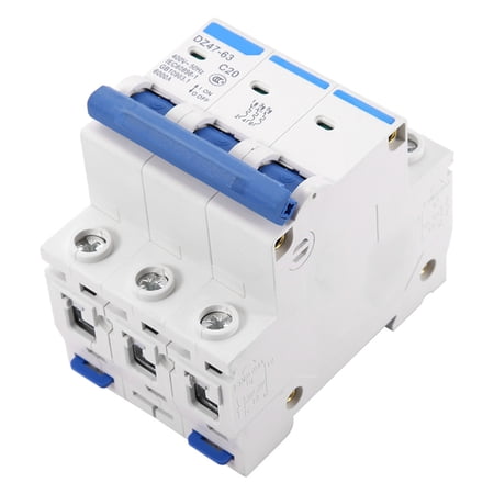 Miniature MCB Overload Protection Circuit Breaker, Breaker, 3 Pole For ...