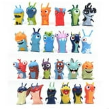 Anime Slug-terra: 24 Pc Set, PVC Action Fighting Mini-Figures ...