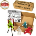 ZING, Stikbot Studio Animation Kit, Posable Figures Green Screen ...