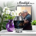 VALERASH Music Funeral Urns for Human Ashes - Black Memorial Human Urns ...