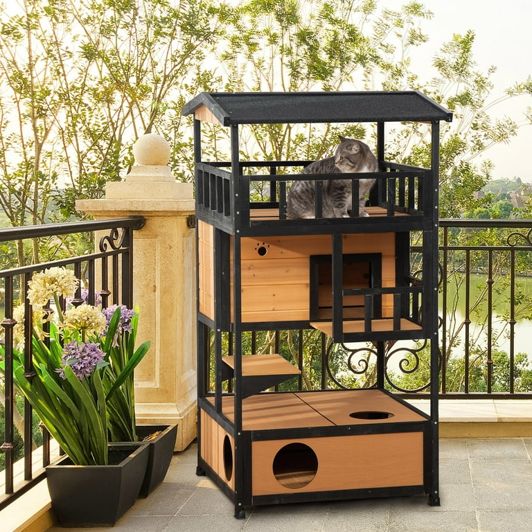 Outdoor Cat Tree House