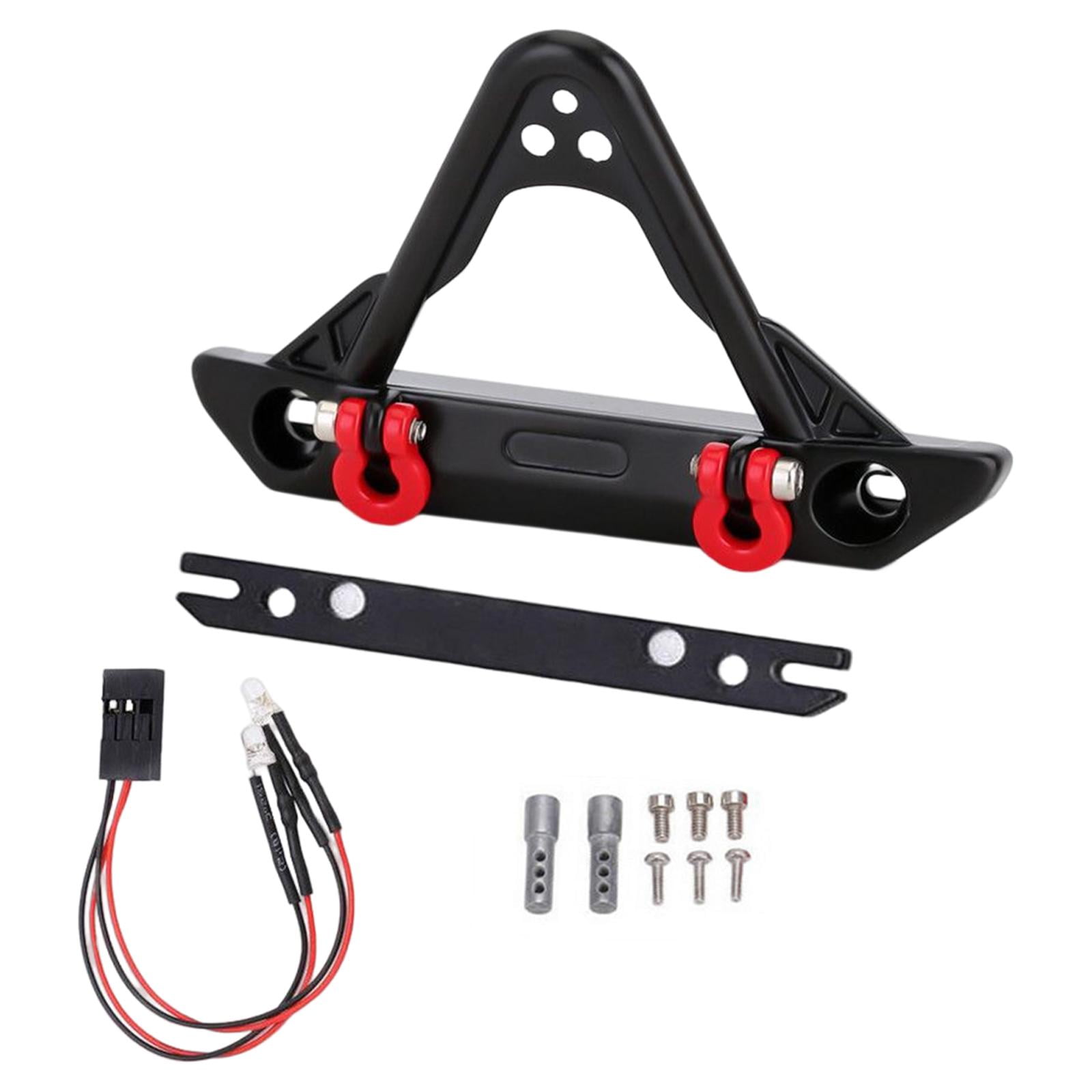 Upgrade Car Front Bumper 1/24 Modified with Lights Assembly DIY Axial ...