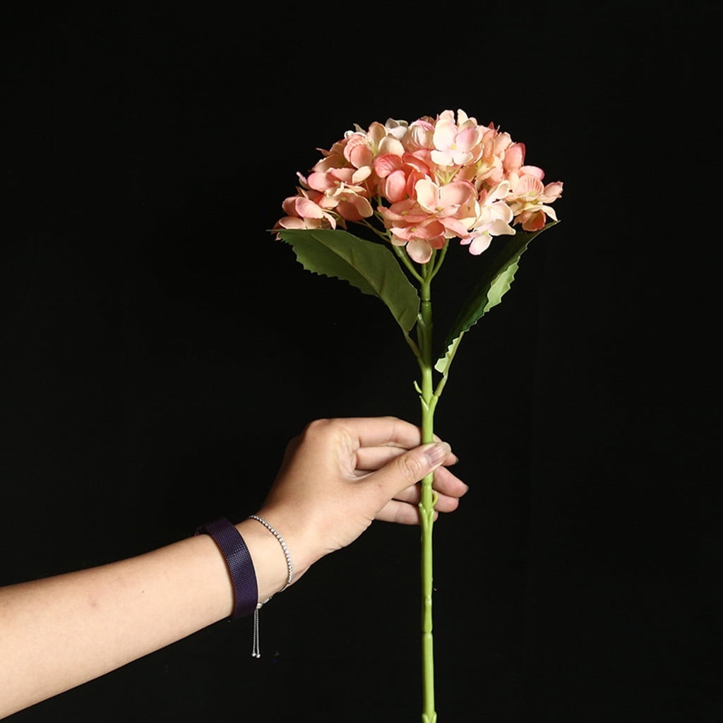 Artificial Hydrangea Balls Flowers,Faux Hydrangea Flowers Multi Heads ...