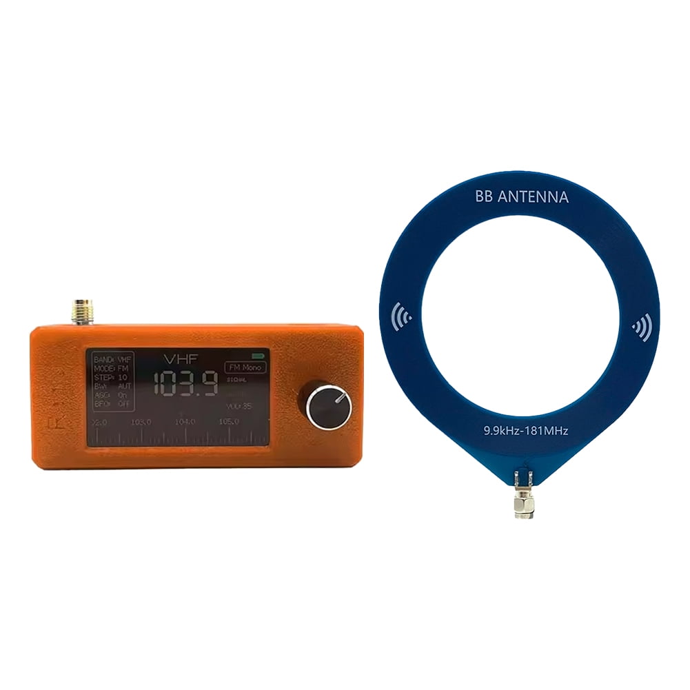 HF SW MW VHF Radio All Band Receptor FM/AM Portable SI4732 0.5-108MHz ...