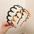 2Pcs Women Headband with Teeth Light Weight Hairband Wavy Hair Hoop For ...