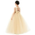 Ekidsbridal Satin Heart Cutout Tulle Flower Girl Dress for Junior ...