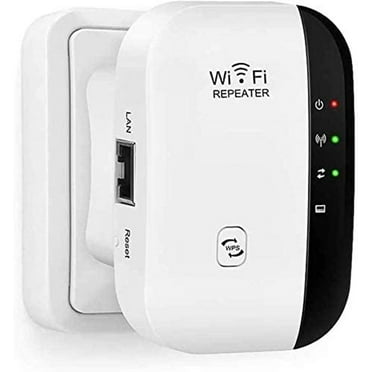 WiFi Range Extender, 300Mbps Fast Speed WiFi Booster Wireless Repeater ...