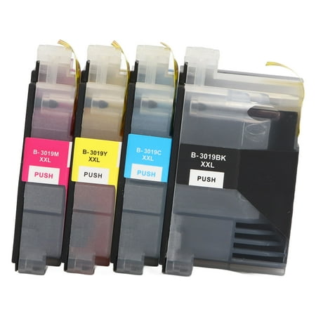 Ink Replacement, Black Cyan Magenta Yellow 4 Colors Compatibility Clear ...