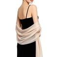 AHMOMEI Women’s Sheer Chiffon Shawl Wraps, Lightweight Solid Color ...