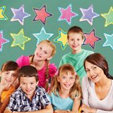 Jumbo Star Cutouts Bulletin Board Large Paper Star Die-Cuts Star ...