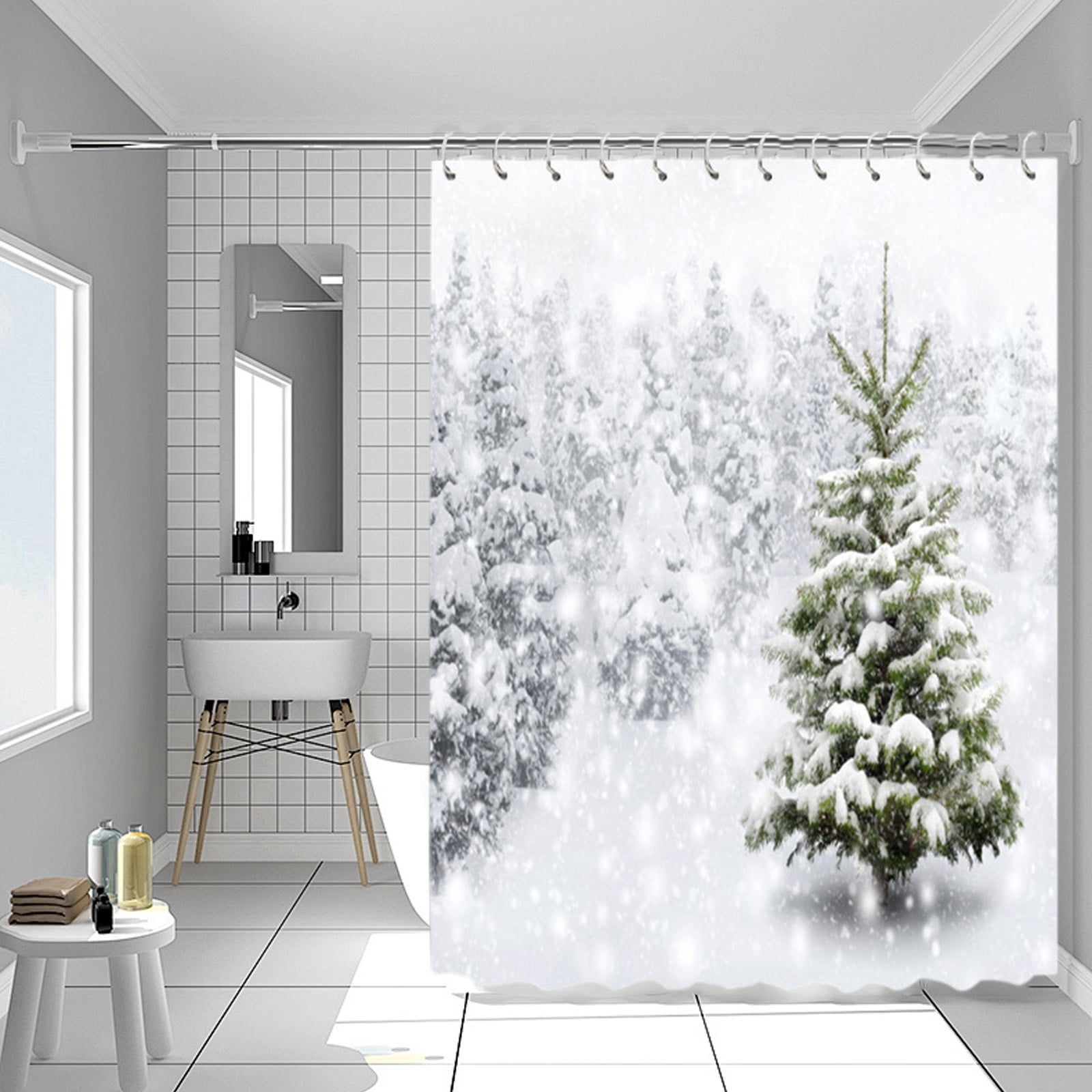 Click here for Christmas Shower Curtain Shower Curtain Proof Show... prices