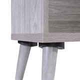 GDF Studio Colette Mid Century Modern Faux Wood 8 Cubby Bookcase, Gray ...