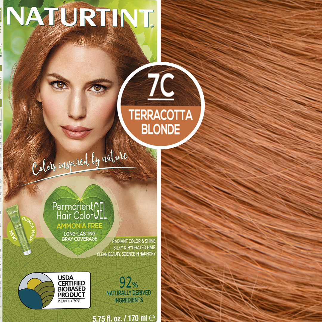 Naturtint Permanent Hair Color 7C Terracotta Blonde - Pack of 2 ...
