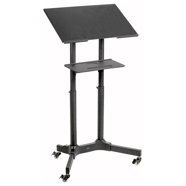 Clear Acrylic Lectern with Adjustable 20.5-inch Round Reading Surface ...