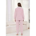 U2SKIIN Fluffy Pajamas set for Women Fleece Pullover 2 Piece Pjs Set ...