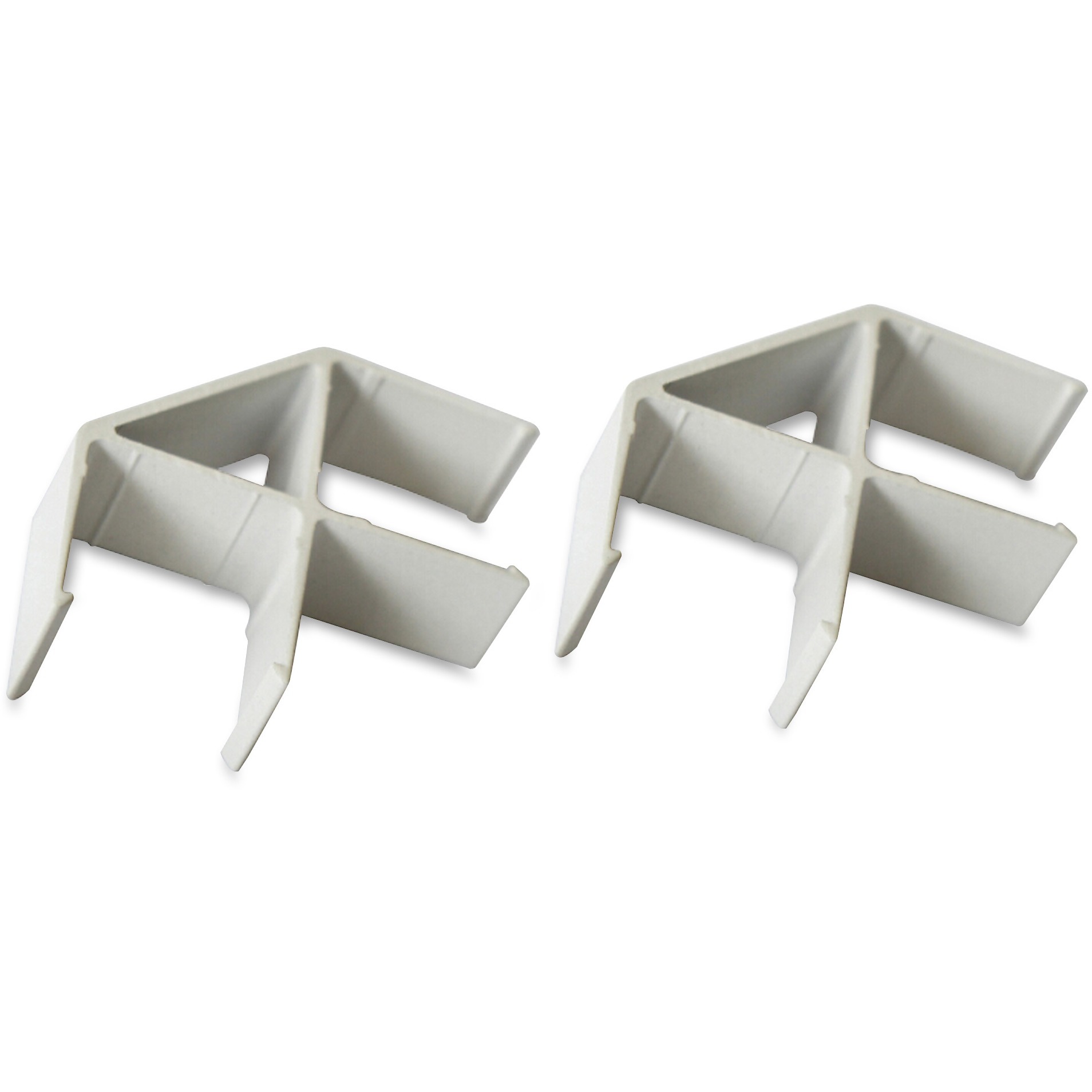 Lorell, 90-Degree Panel Connectors, 2 / Set, Aluminum - Walmart.com