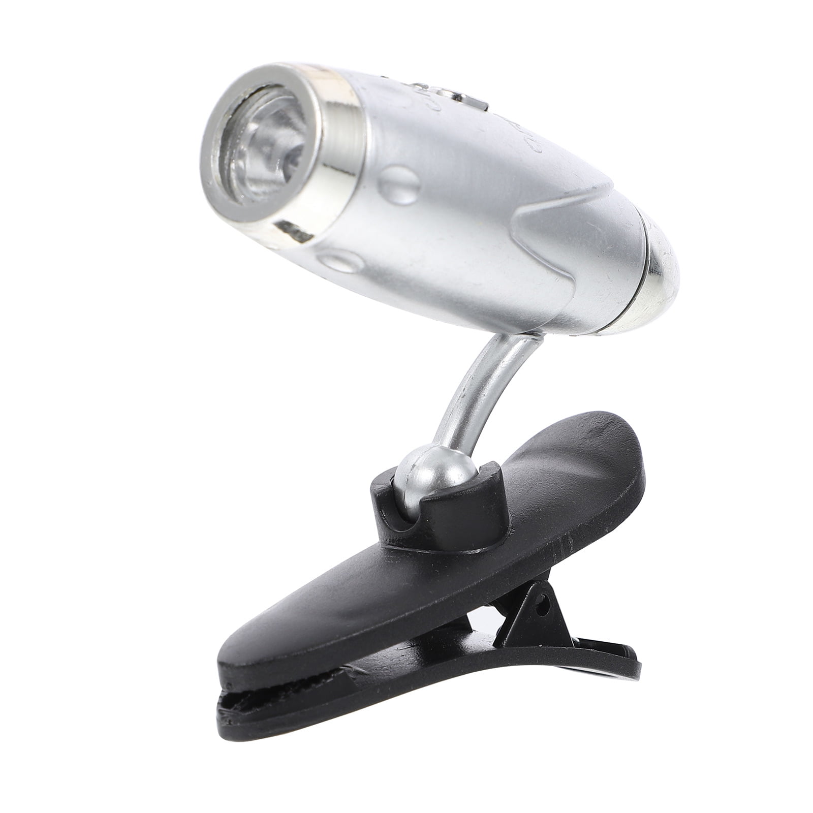 LED Bullet Light Mini Clip on Book Lamp Adjustable Reading Book LED ...