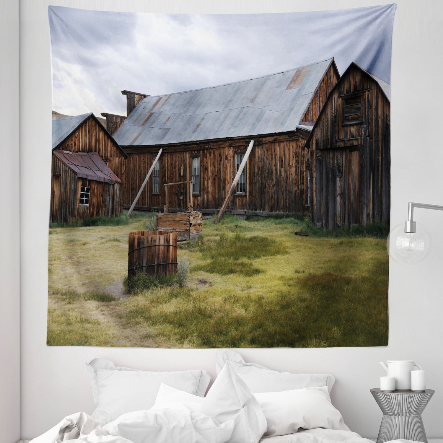 United States Tapestry, California Old Barn of a Country House American ...