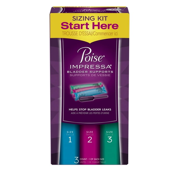 Pack Of 2 - Poise Impressa Incontinence Bladder Supports for Women ...