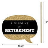 Big Dot of Happiness Happy Retirement - Retirement Party Photo Booth ...