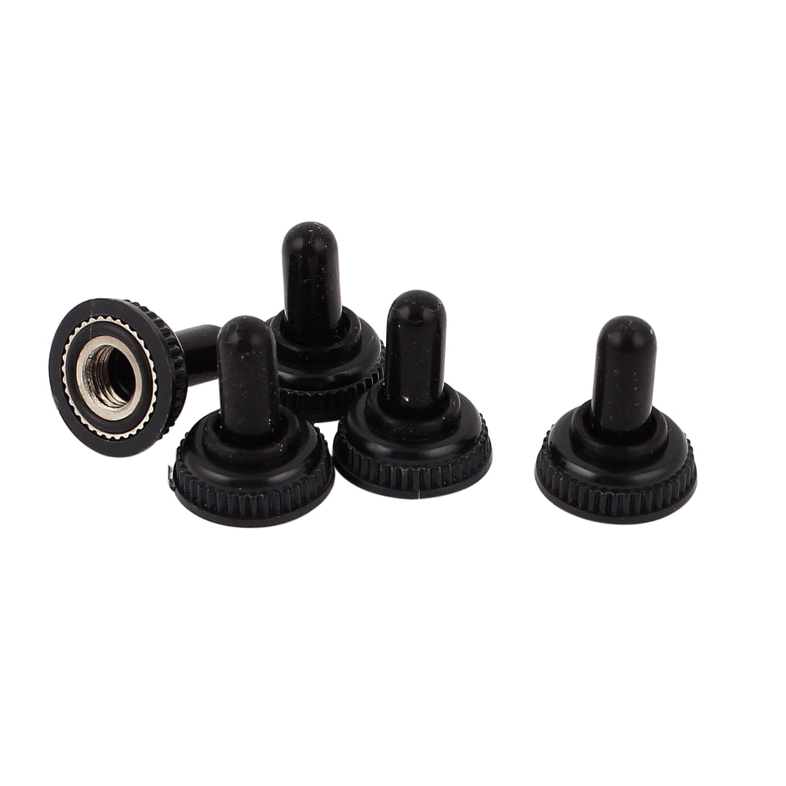 5PCS 4mm Dia Toggle Switch Waterproof Boot Rubber Cover Cap Black ... 5PCS 4mm Dia Toggle Switch Waterproof Boot Rubber Cover Cap Black ...