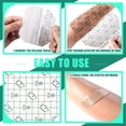 60 Pcs Transparent Elastic Adhesive Bandages, Waterproof Wound Patches ...