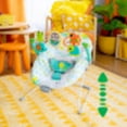 Bright Starts Spinnin’ Safari Vibrating Baby Bouncer Seat with Toy Bar ...