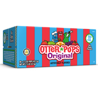 80CT Otter Pops Original Assorted Fruit Ice Pops 1.5oz