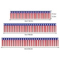 Aluminum Foil Garland Streamer Red White Blue Hanging Background Banner ...