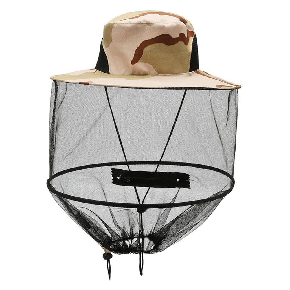 Insect Repellent Hat, Safari Boonie Hat with Hidden Mosquito Netting ...