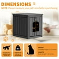 Cat Litter Box Enclosure, Multi-Functional Hidden Cat Litter Box ...